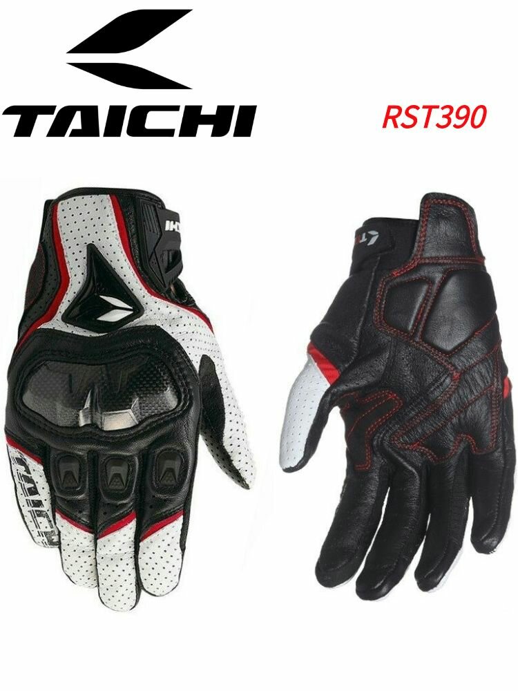Кожаные перчатки лисы, карбоновые волокна мотоцикла TAICHI R390 glvoes moto mtb mx dh xc gp-X
