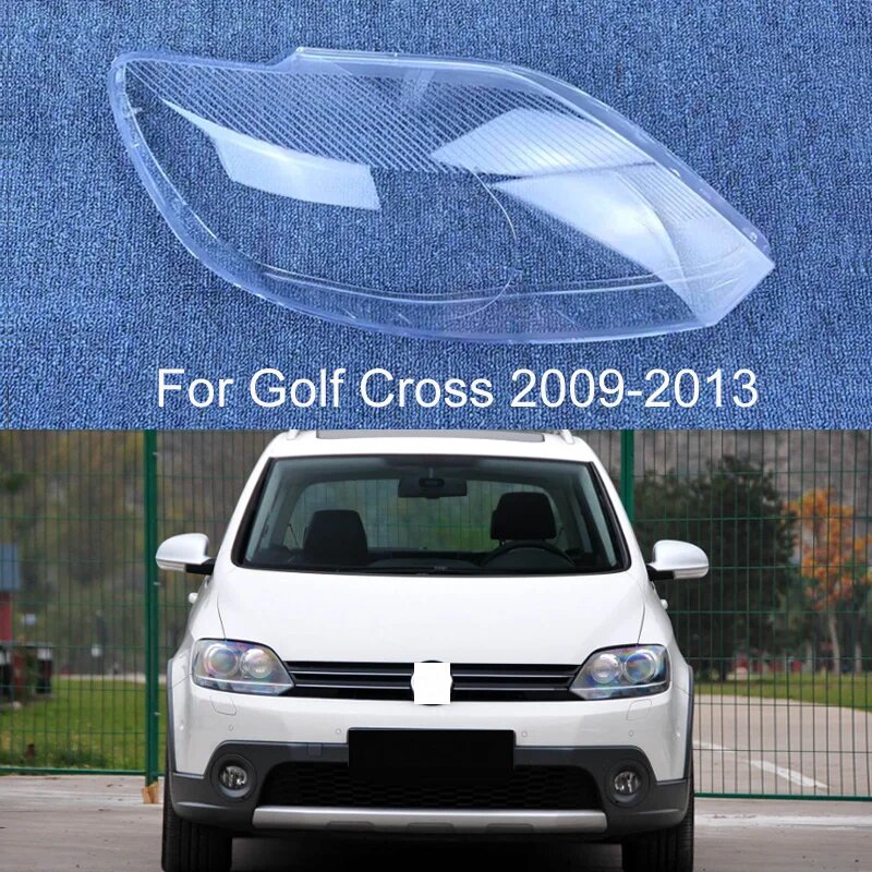 Для Volkswagen VW Golf 6 Plus Cross 2009-2013 абажур для фар прозрачная крышка корпус фары абажур стекло