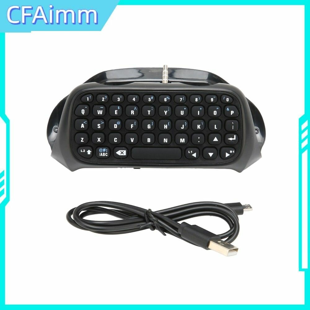 Мини-клавиатура Bluetooth для PS4, портативная, для сообщений