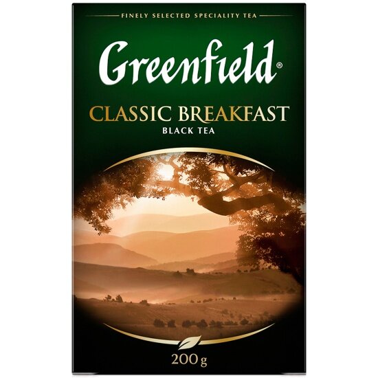 Чай Greenfield Classic Breakfast 200 г, листовой черный