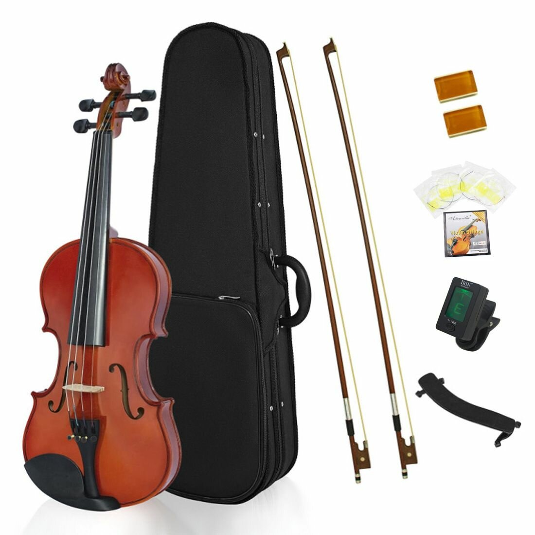 Скрипка из цельного дерева студенты, дети, начинающие, взрослые играют на скрипке 4/4