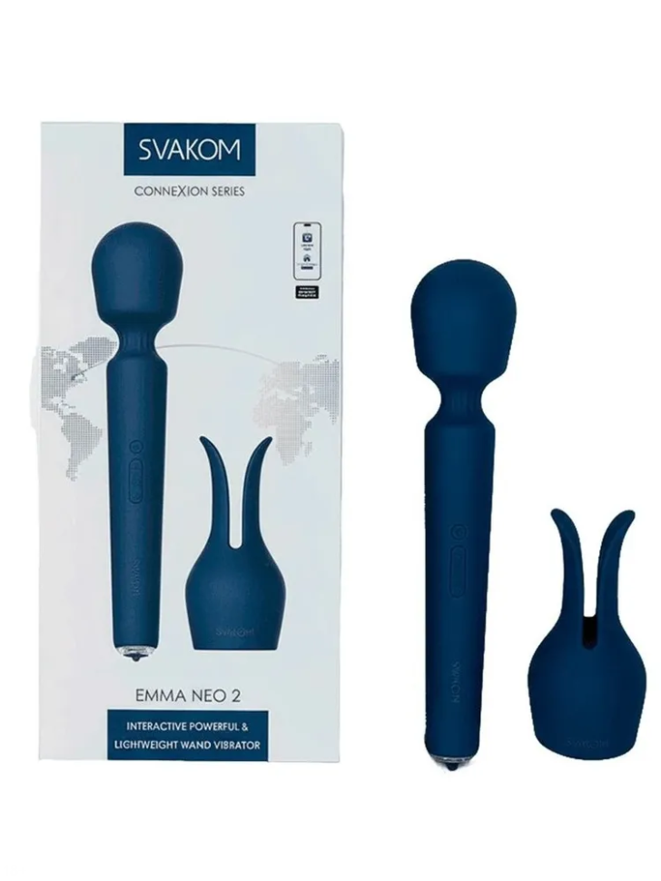 Супермассажер мэджик ванд Svakom Emma Neo 2 гаджетовый с подогревом