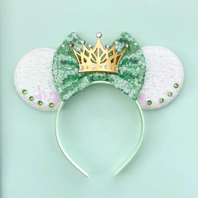 Аксессуары для волос Disney Tinker Bell для девочки: крылья, повязка на голову феи, детская повязка на голову с цветочными лозами и ушками, женская повязка на голову Silver Mist для малышей.