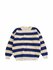 Свитер BOBO CHOSES Striped embroidery sweater, размер 110, синий