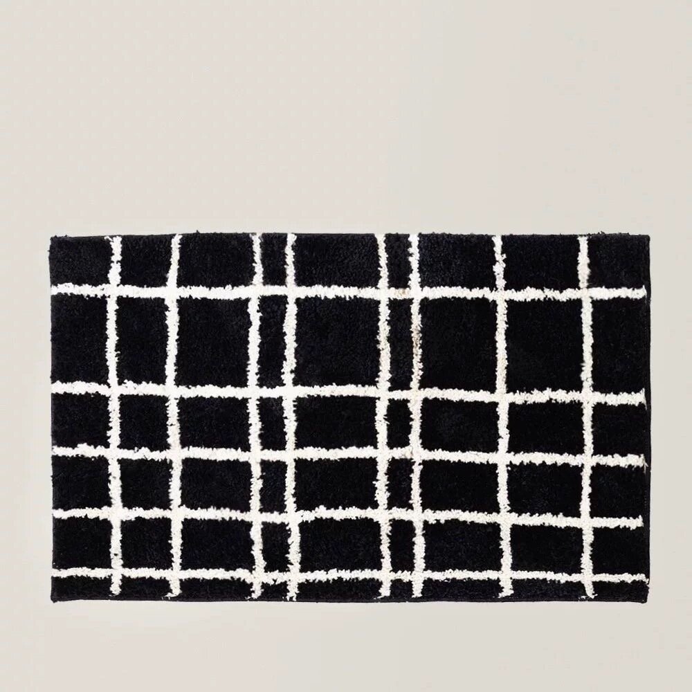 Минималистичный ковер в корейском стиле с бархатным покрытием, идеально подходящий для спальни, гостиной, прикроватной зоны, мягкий, удобный, нескользящий, а также для ванной комнаты.