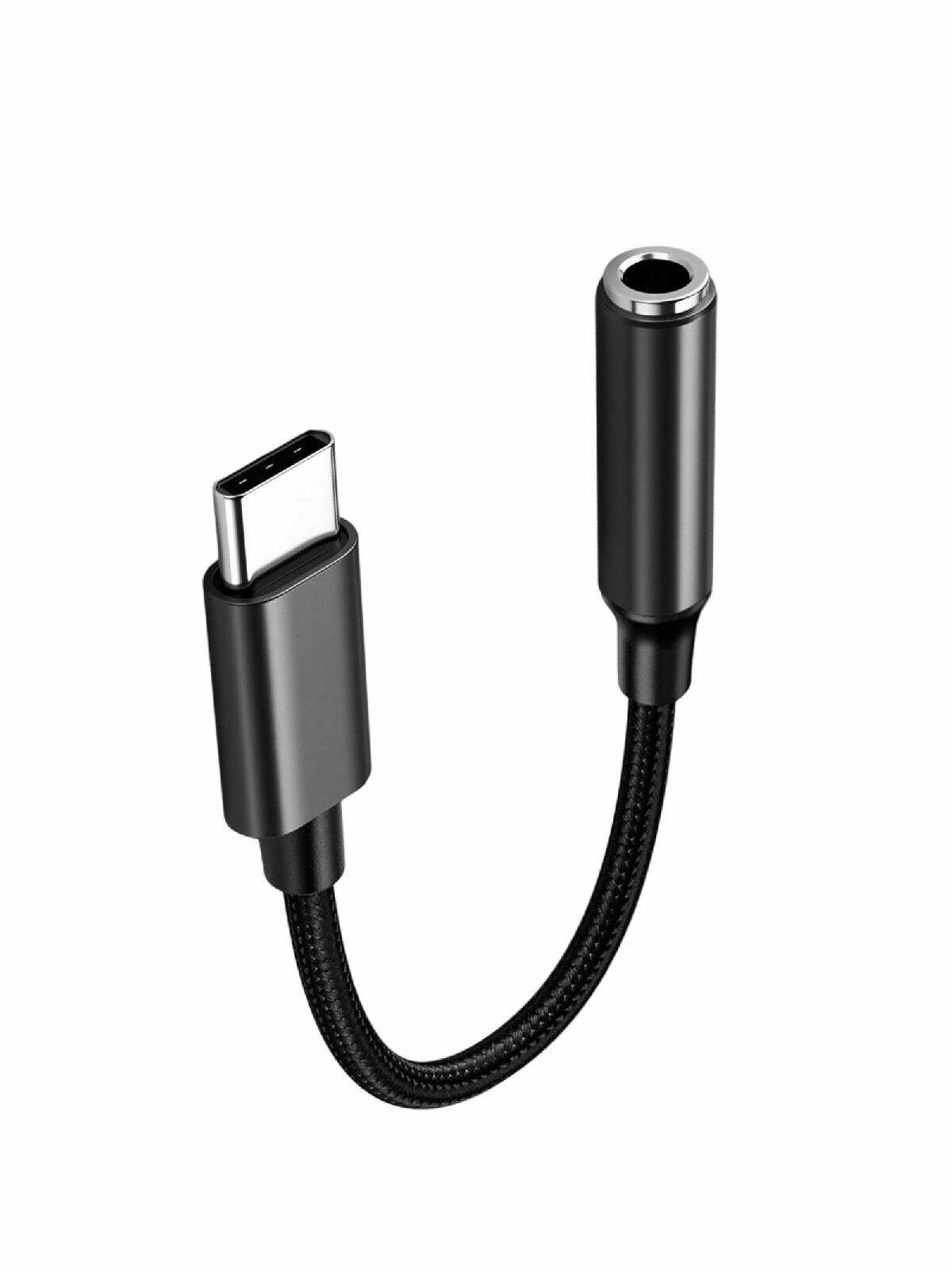 Разъемы для наушников Type C- 3,5 мм, адаптер для телефона, шнур аудиовыхода USB C