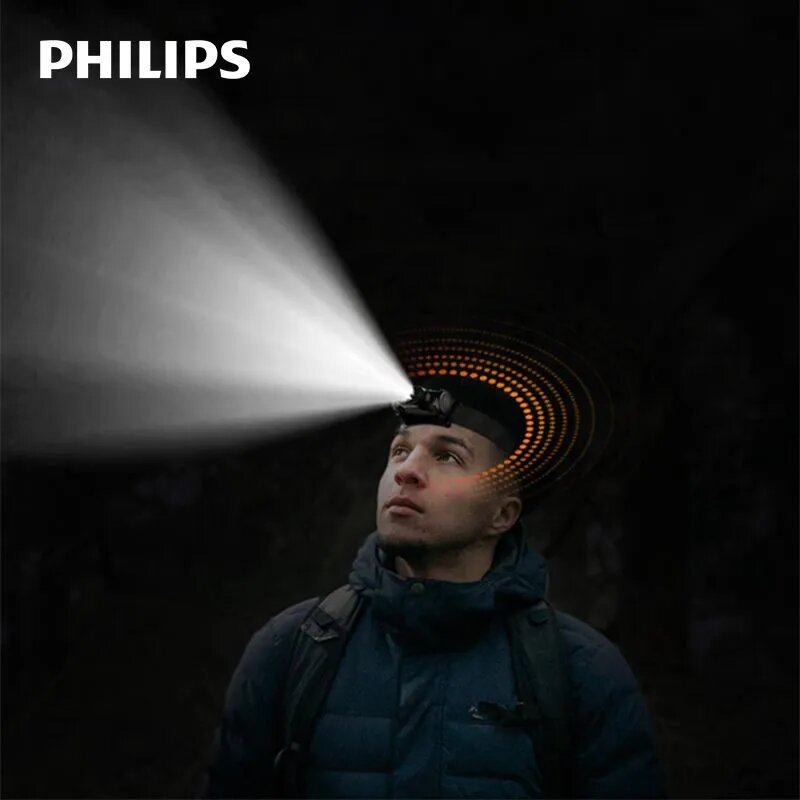 Philips Фонарь ручной SFL1851/93, светодиодный, черный, с USB-зарядкой — фото 1