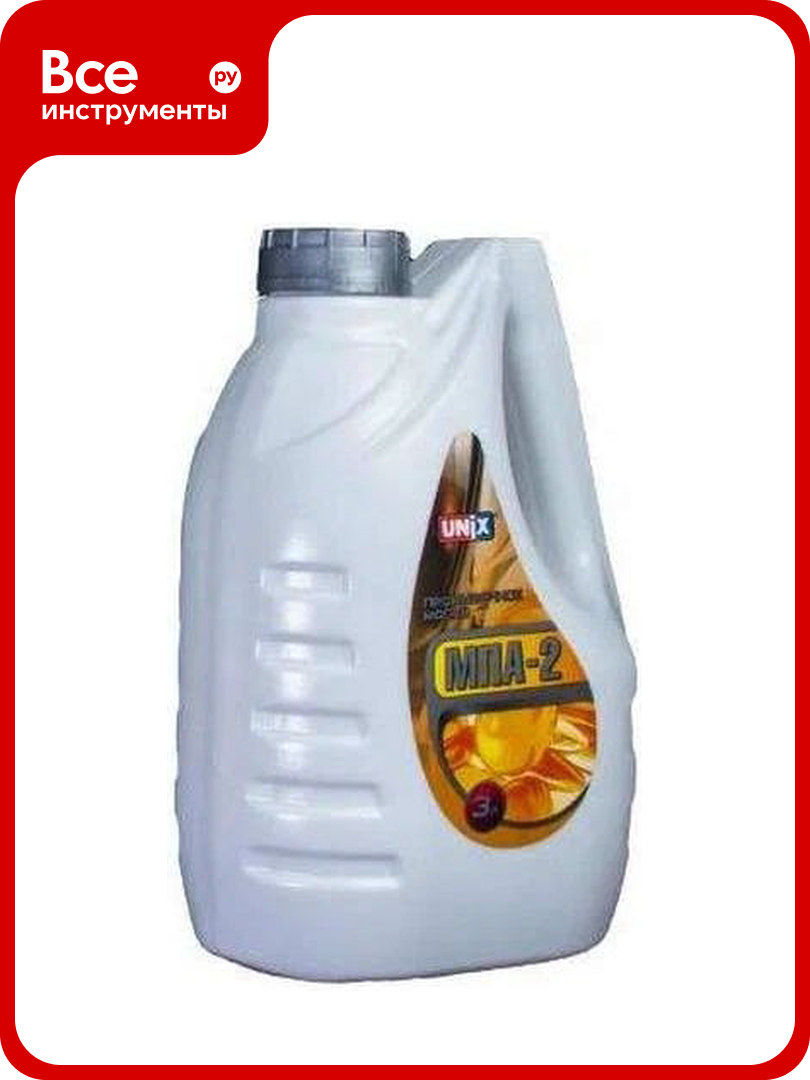 Промывочное масло UNIX МПА-2, канистра, бытовое средство для промывки масляной системы двигателя, формула без остатков