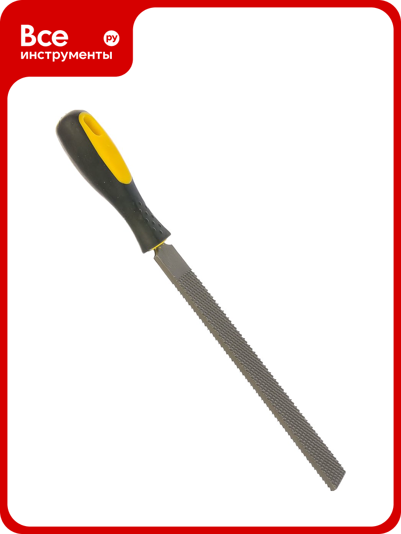 Плоский рашпиль STAYER двухкомпонентная рукоятка № 2, 200мм 16631-20-2