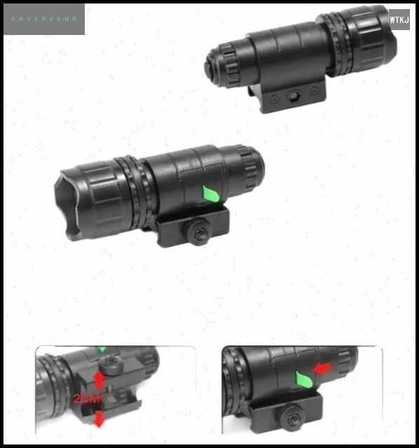 Фонарь для крепления на планку Пикатинни/Вивер, черный цвет