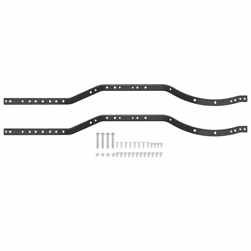 2 стальных рельса рамы шасси для радиоуправляемой гусеничной машины AXIAL