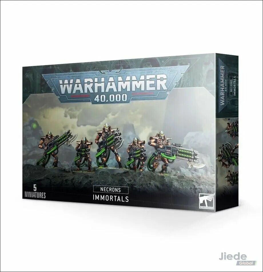 Набор фигурок Warhammer 40000 Necrons, 1/18, бессмертные и следящие за смертью