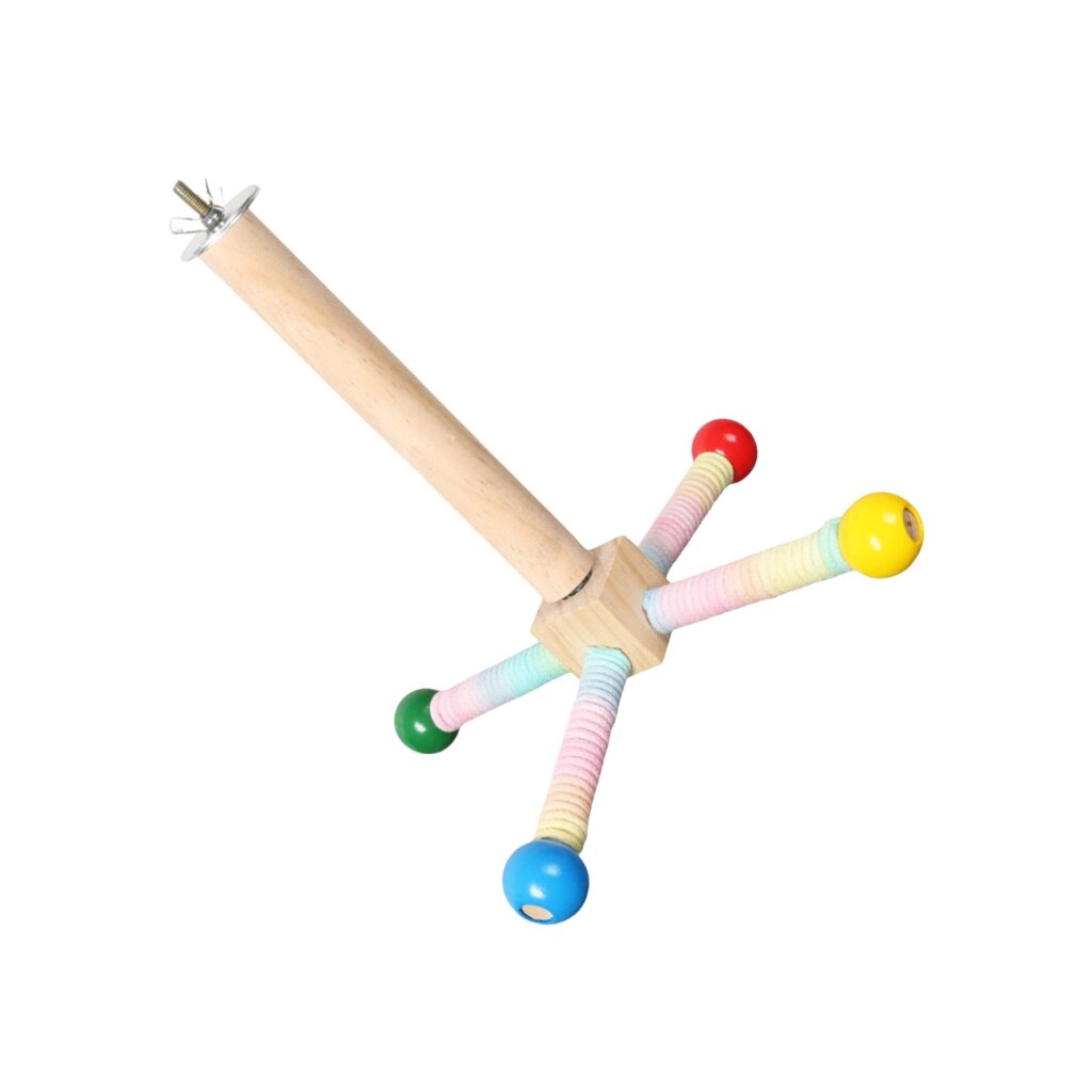 Игровая площадка для занятий птицами, жевательная деревянная игрушка-окунь, безопасная для попугаев, неразлучников, корелл, клетка для помолвки, развлекательная игрушка