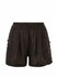 Шорты MAURIZIO Embroidered elasticated-waist shorts, размер 42, brown