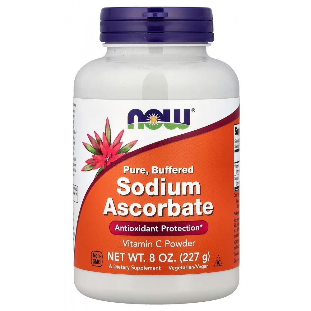 NOW Sodium Ascorbate, 227 г