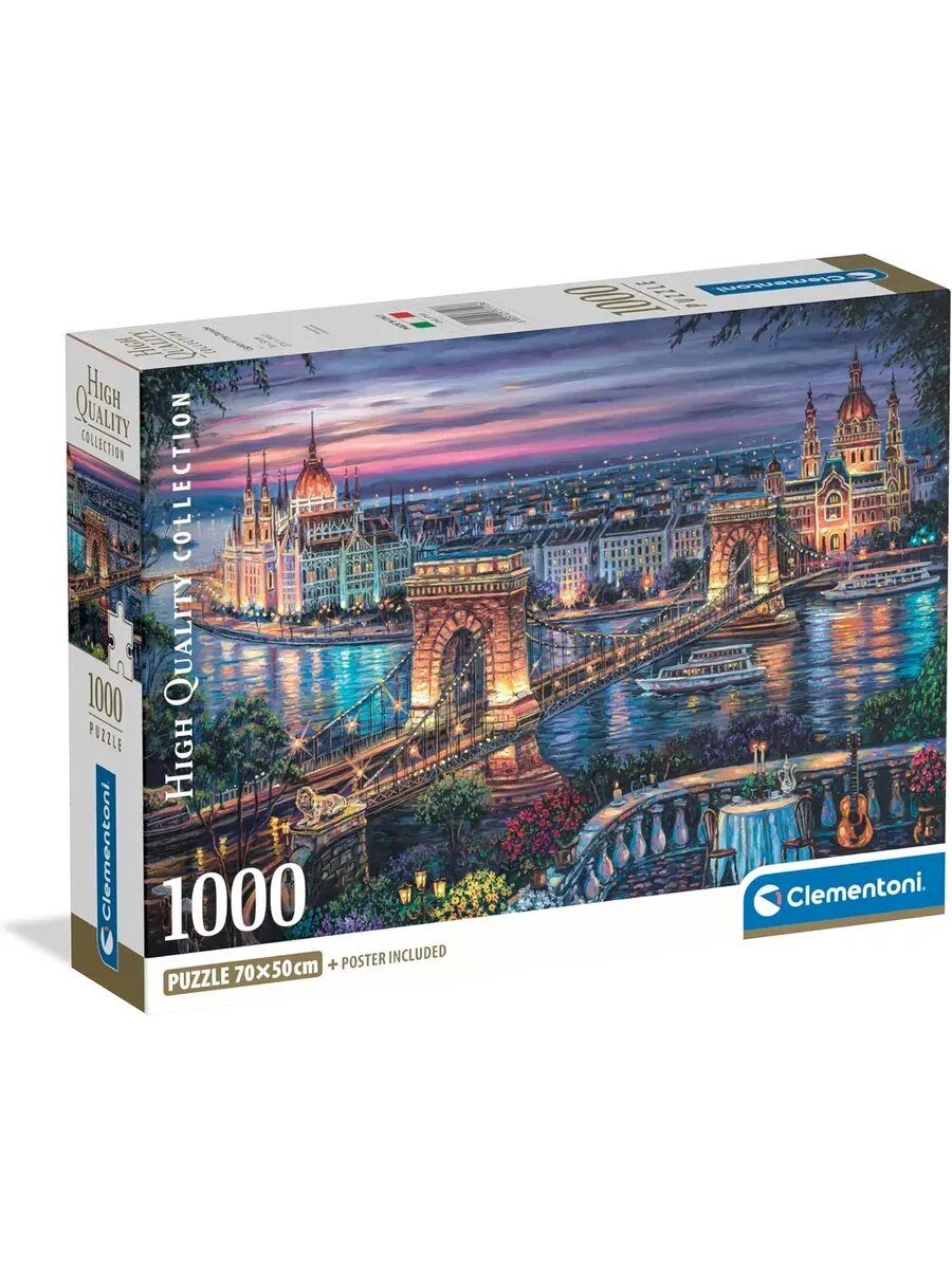 Пазл Огни Дуная, 1000 деталей CB