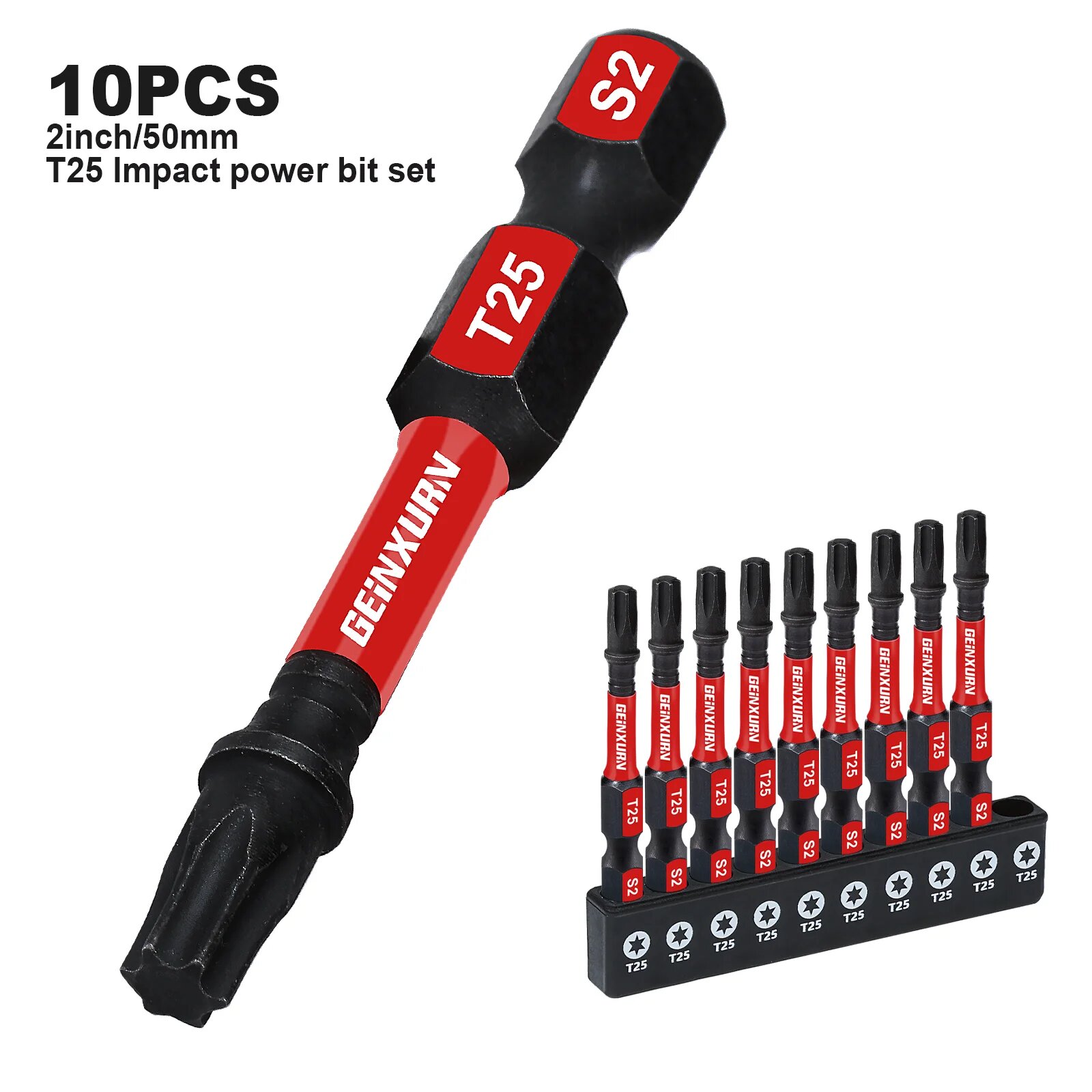 Geinxurn набор ударных отверток Torx 25 шт. 10PCS