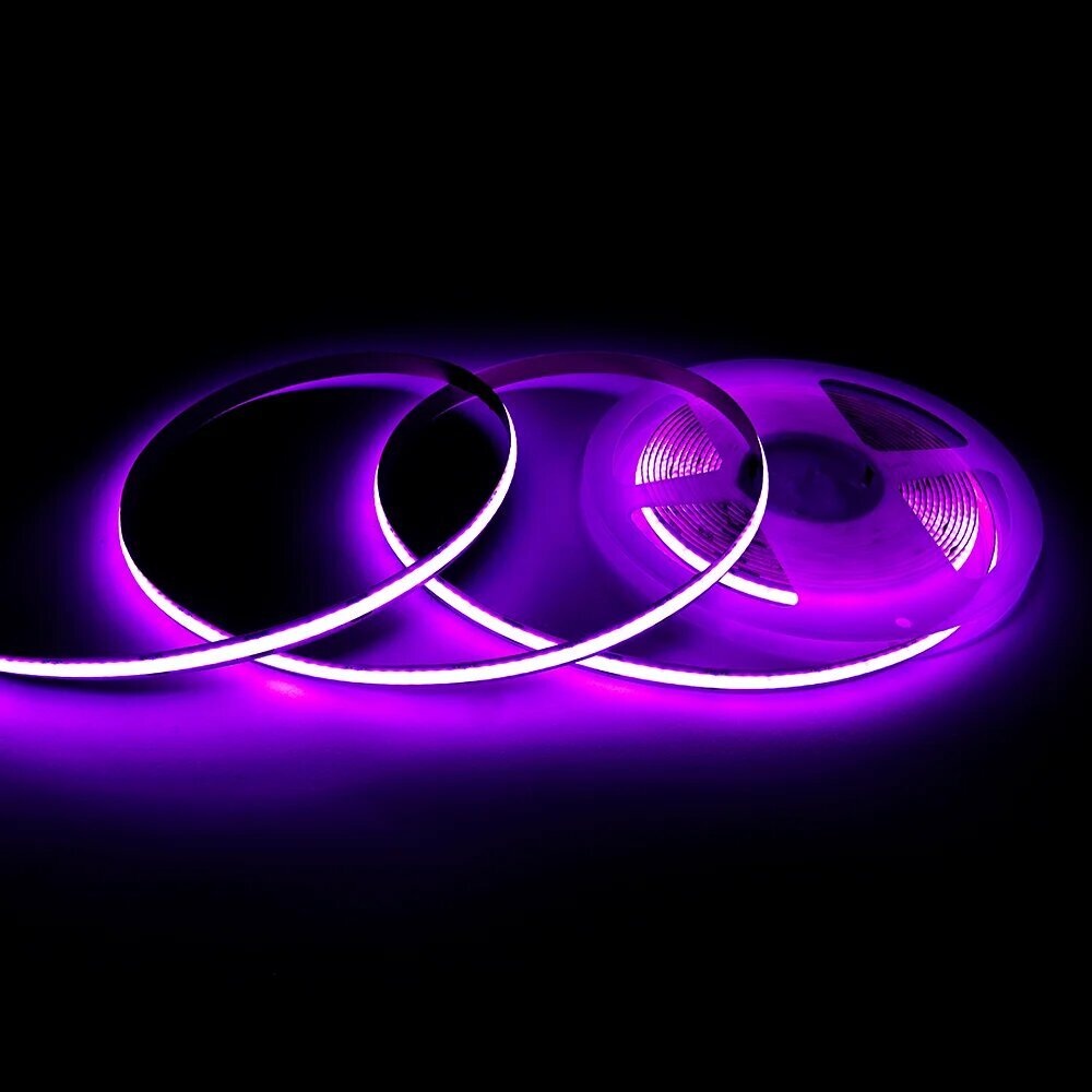 Светодиодная лента фиолетовая 1м, 12V, 320leds/m