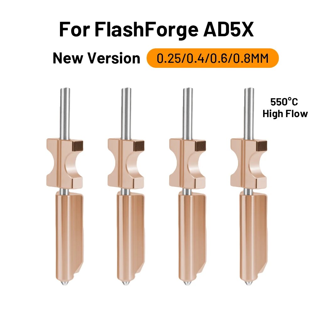 Форсунка для 3D-принтера Flashforge AD5X TWO TREES 0.4mm — фото 1