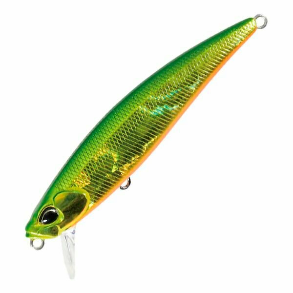 Воблер DUO Spearhead Ryuki 71 #ADA4059 Green Gold OB, тонущий, 10 г.
