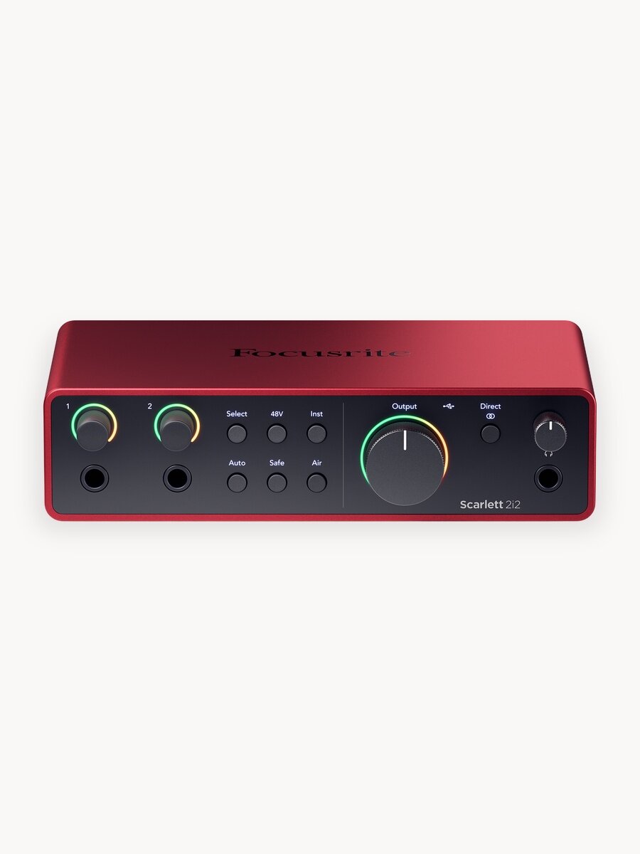 Аудиоинтерфейс Focusrite Scarlett, 2i2 Studio, 4th gen, USB, 2 входа