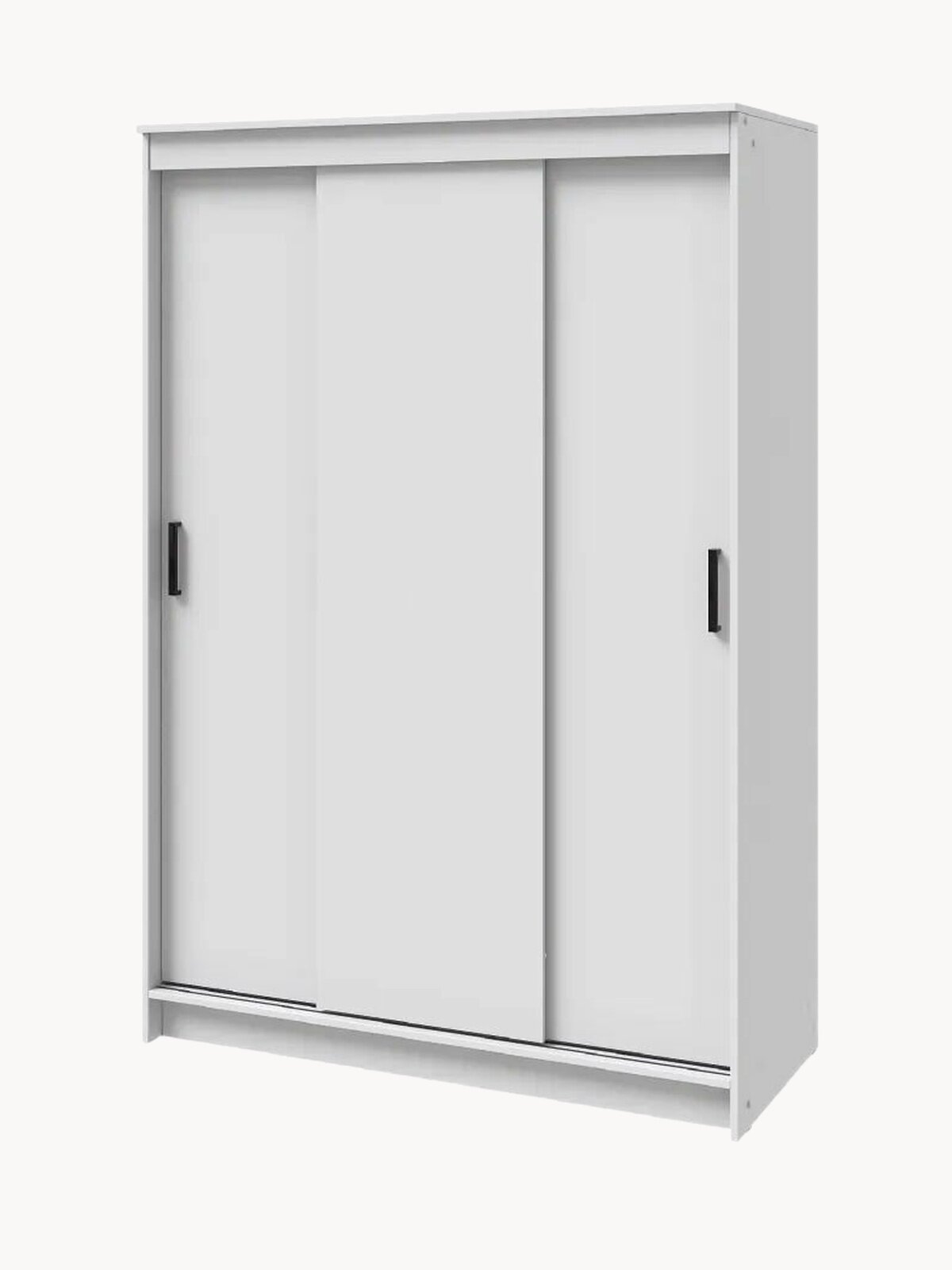 Шкаф-купе Бруно 1 без зеркала белый/белый