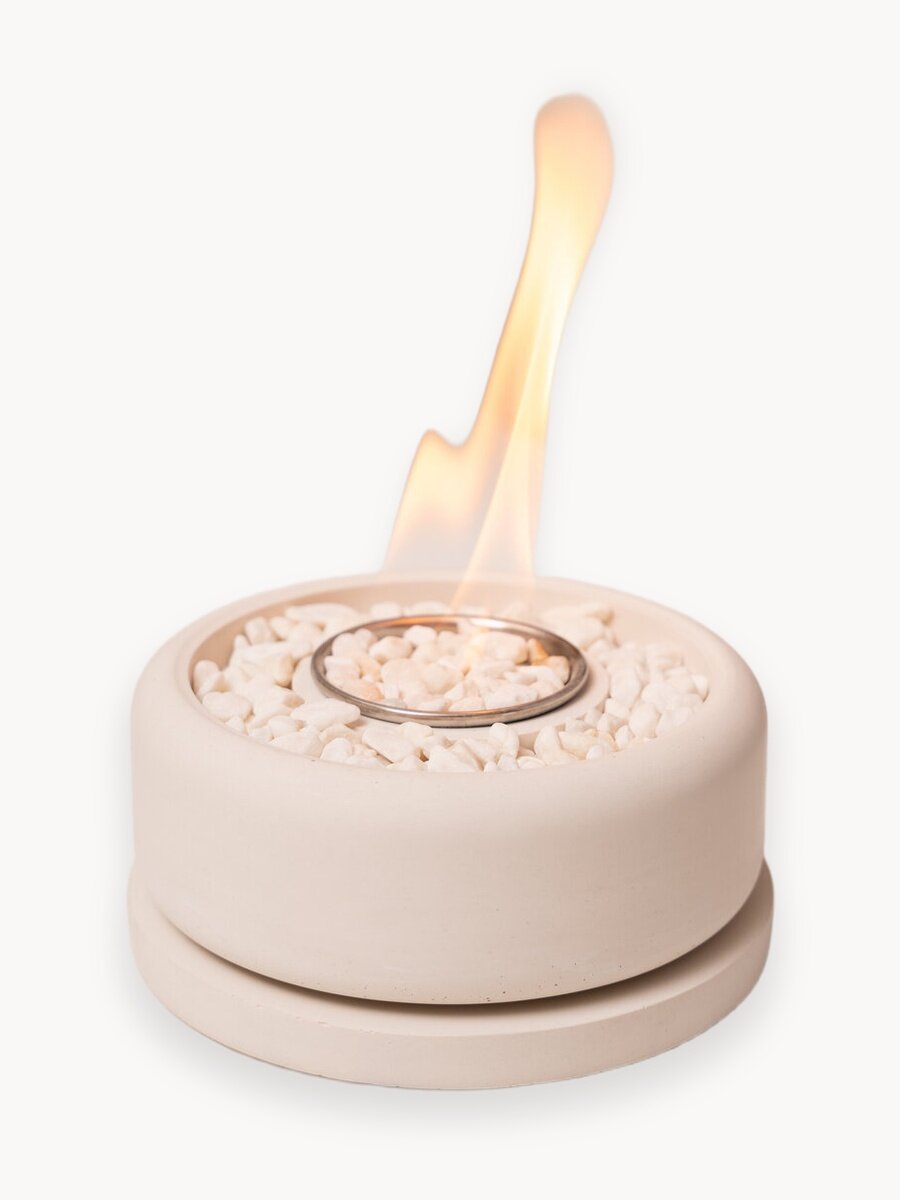 Биокамин. Бренд VeyaDecor. Настольный мини-камин. Настольная установка. Исскуственный камень. Живой огонь.