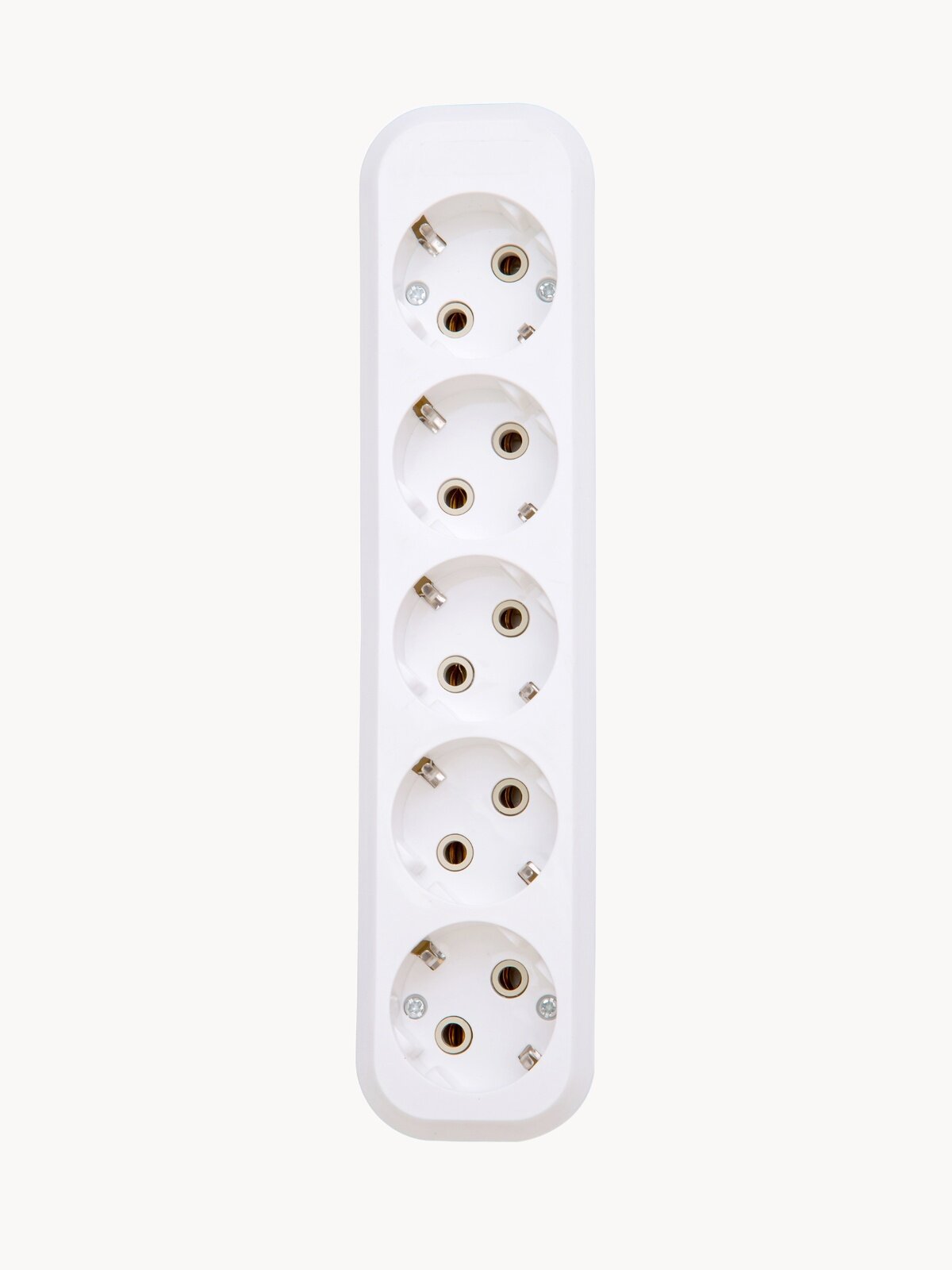 Колодка для удлинителя на 5 розетки, с заземлением 220В 16А Elestarpro