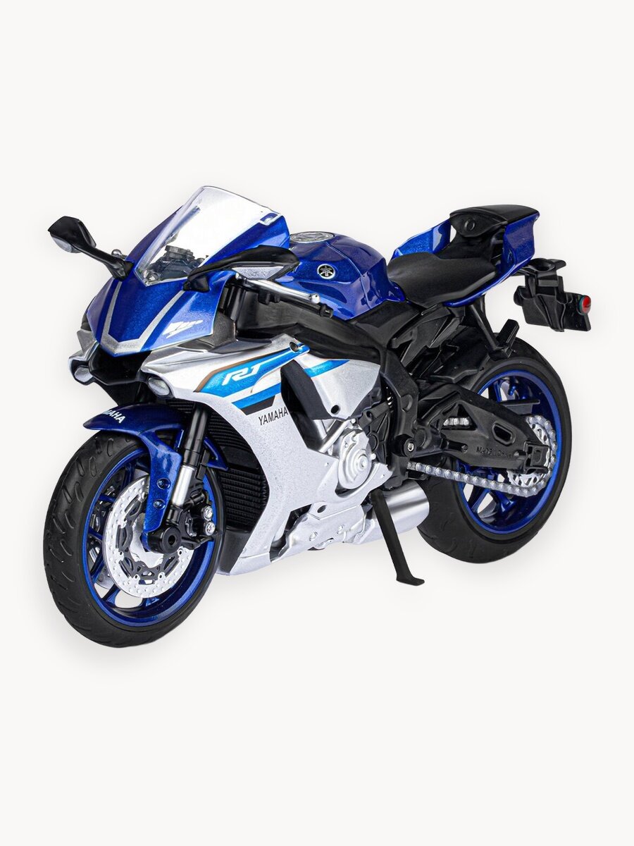 Мотоцикл металлический ТМ "Автопанорама", коллекционная модель, свободный ход колес, М1:12, JB1251571