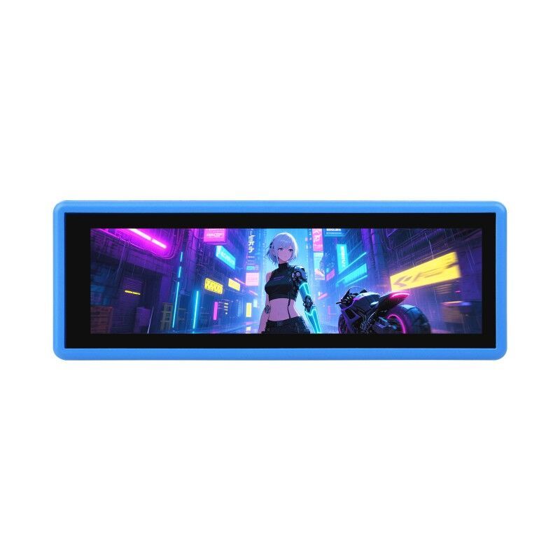 Модуль разработки Waveshare ESP32 -S3-Touch-LCD-3.49 3.49 сенсорный IPS-дисплей 172x640 в корпусе (вариант B) и Li-Pol аккумулятором