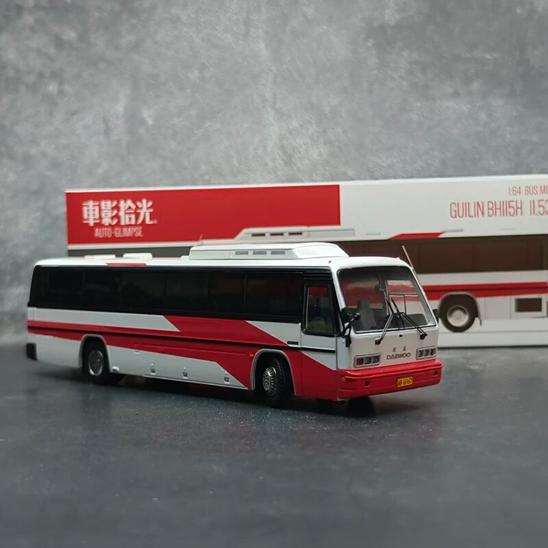 WHELART 1:64 Guilin Daewoo BH115H Красный автобус