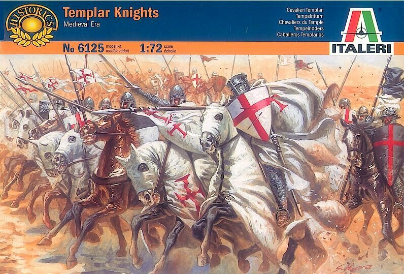 Сборная модель "Солдаты Templar Knights Medieval Era" (1:72), артикул 6125