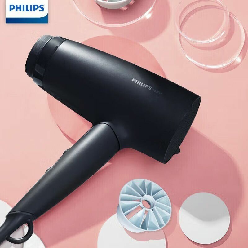Philips Фен для волос BHD315/ 1600 Вт, скоростей 3, кол-во насадок 1, черный