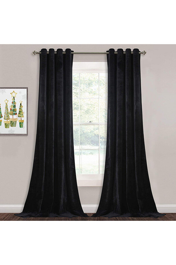 Плотные бархатные шторы