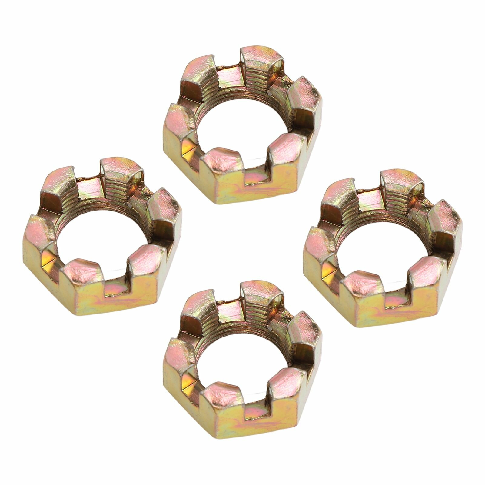 4 шт. 20 мм ступица колеса ось корончатая гайка стальной сплав мощная производительность для 150 куб. см 250 куб. см квадроцикл внедорожный мотоцикл ATV