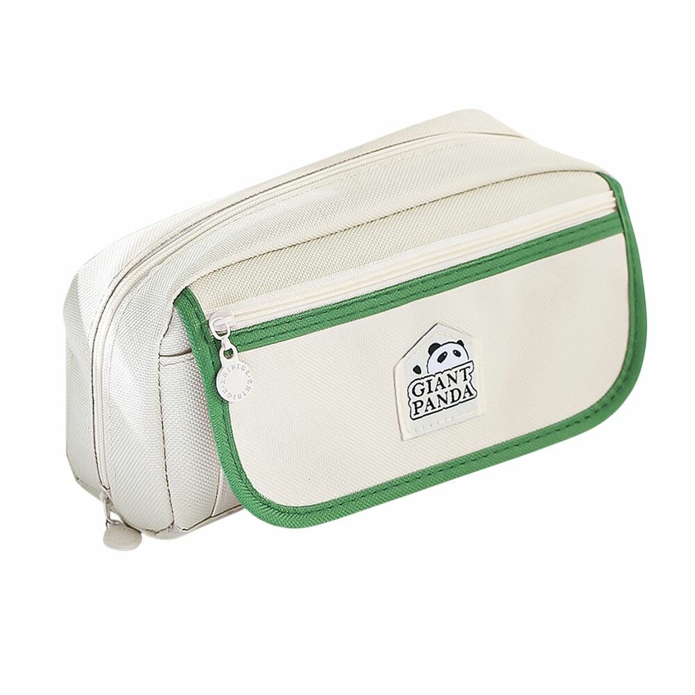 Пенал с милой пандой, пенал большой емкости, 3-слойный, прочный