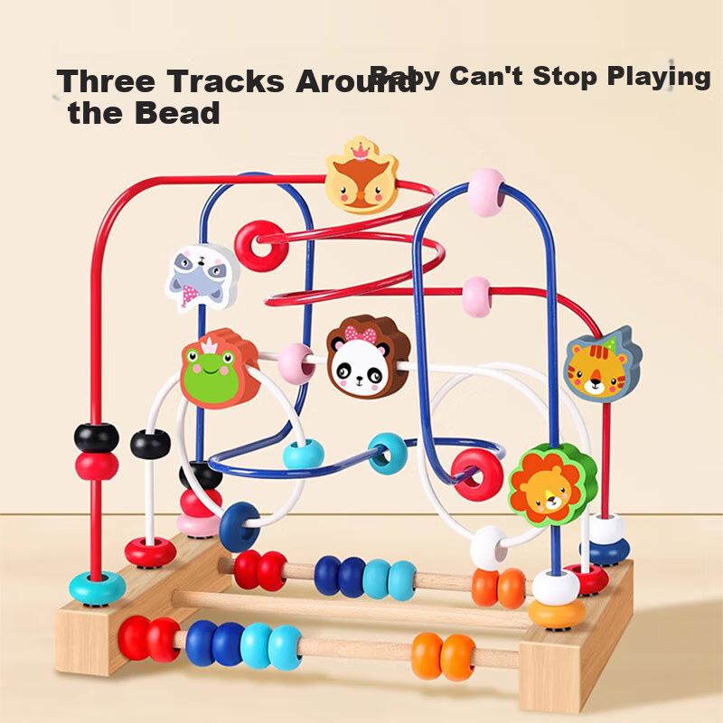 Игрушка-бусы Martin Brother для малышей 3-6 лет Развивающая игра для раннего обучения и развития мелкой моторики