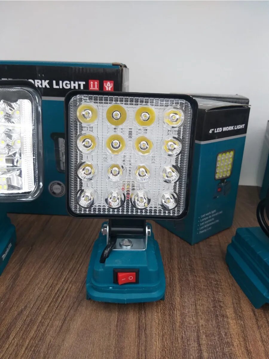 Фонарь светодиодный аккумуляторный 18v