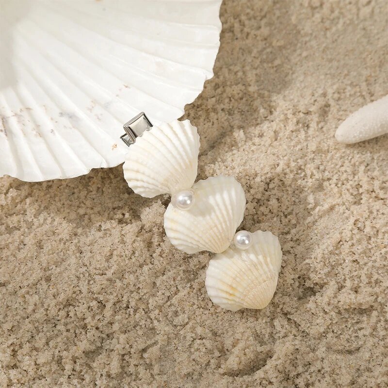 Заколка для волос ракушка, Цвет A3