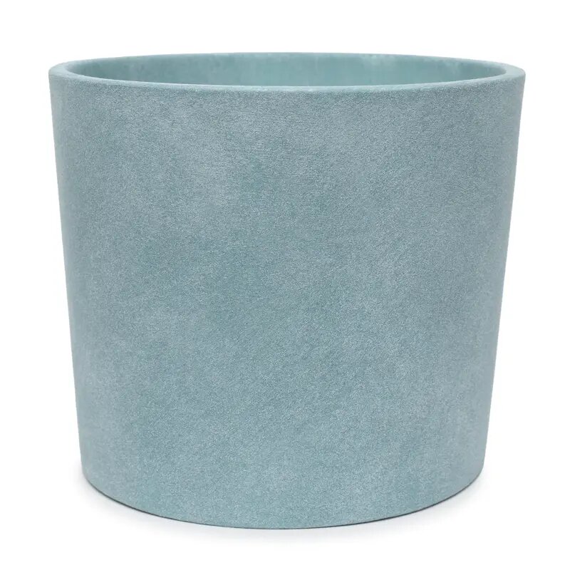 Кашпо для цветов Кедр №3 Ø18 17.9x17.9 см v2.7 л бетон зеленый