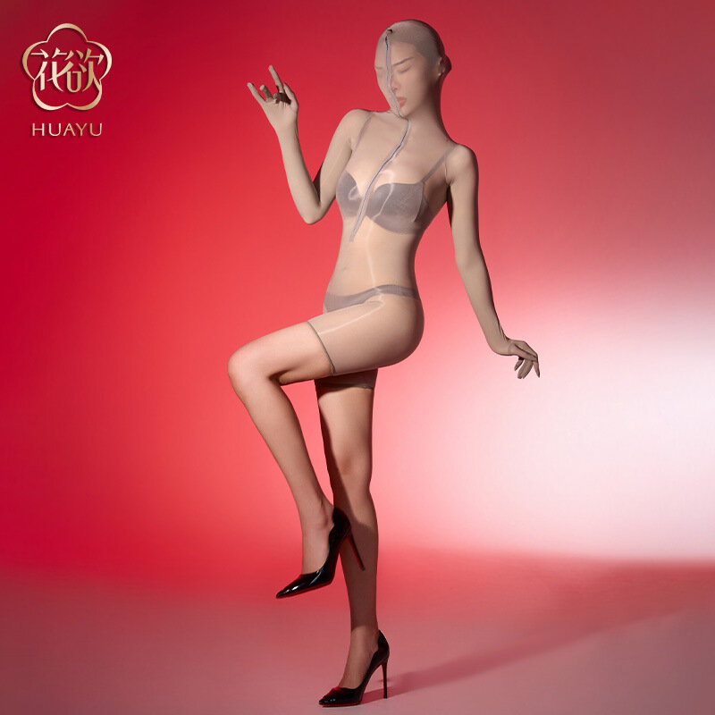 Чулки Baotou One-Piece Coser, на молнии, с открытой промежностью, серые, с пятью пальцами