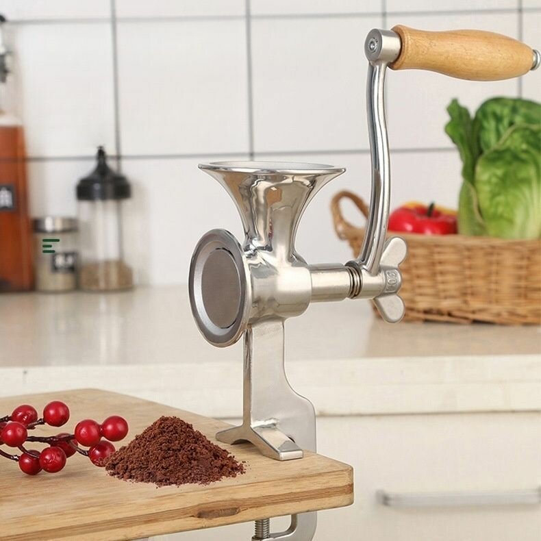 Ручная мельница Akita Jp Stainless Steel Hand Mill для измельчения масличных культур и кофе.
