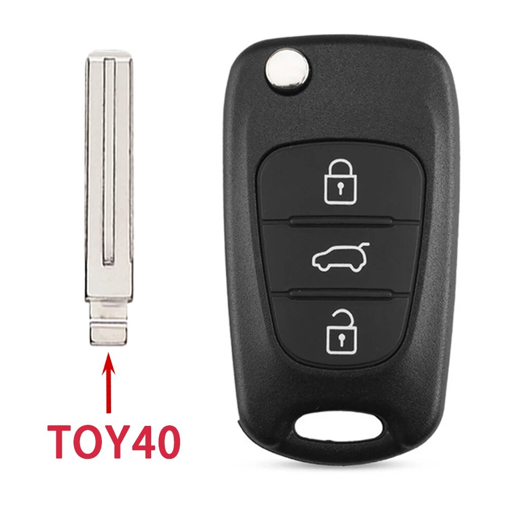 YOCASTY флип-чехол с дистанционным управлением для автомобиля, чехол для Kia K2 K5 Rio 3 Picanto Ceed Cerato Sportage для Hyundai I20 I30 IX35 I35 NO HOLD-TOY40, For Kia