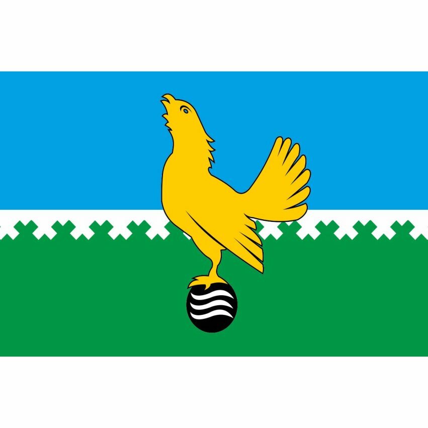 Флаг Пыть-Яха 135x90 см.