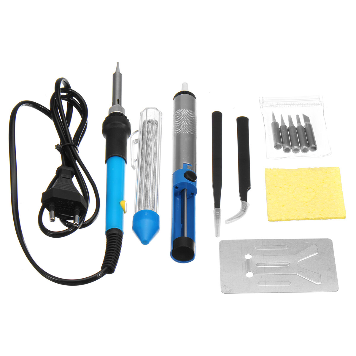Полезные инструменты 60 Вт 220 В Электрический паяльник Набор Регулируемая температура Набор