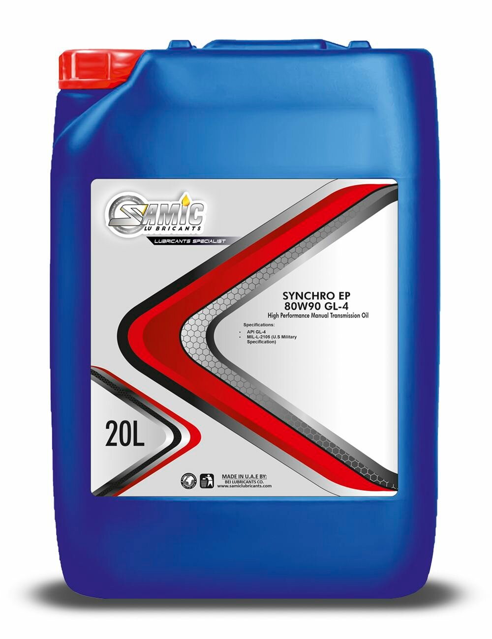 Трансмиссионное масло SAMIC SYNCHRO EP 80W-90 GL-4 20 л.