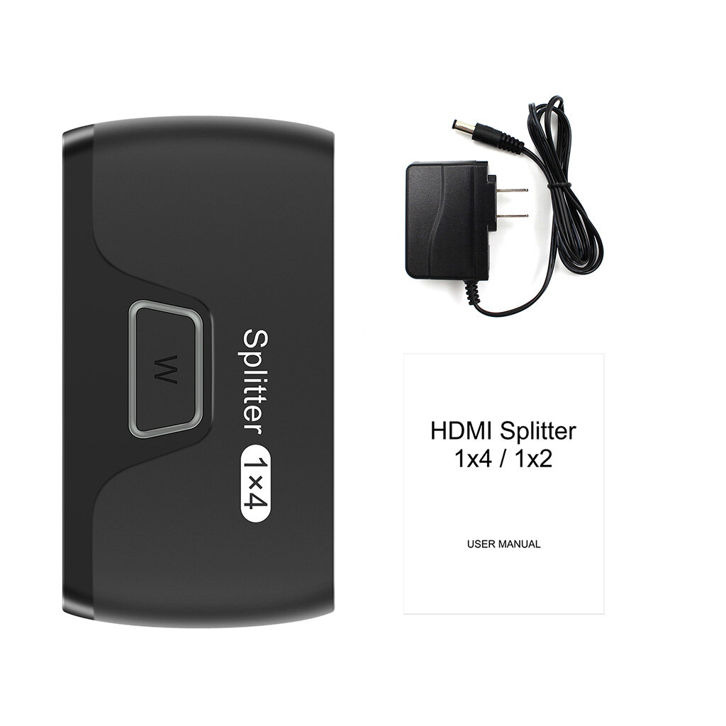 Адаптер для Видеомонитора 4K 30hz, совместимый с HDMI, 1 В 4 Выхода