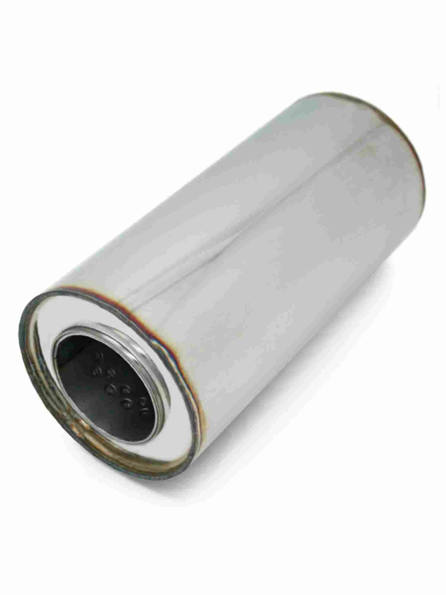 Резонатор «belais» круглый Ø95 мм, длина 250 мм, труба Ø55 мм (нержавеющая сталь) belais #19323