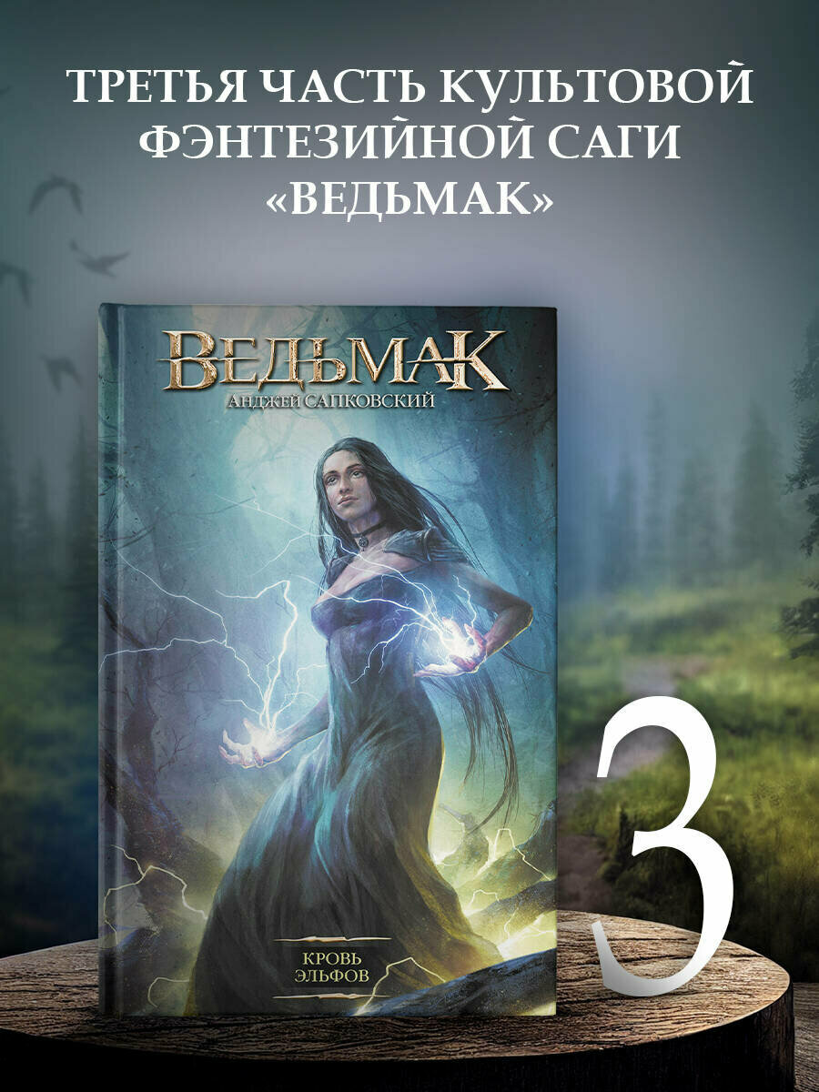 Книга АСТ "Кровь Эльфов", Сапковский А, твердый переплет, 320 стр