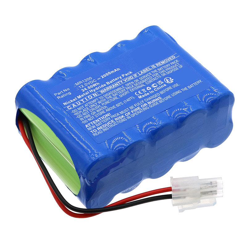 Аккумулятор для Cardioline MR200S MR1200L MR1200 NI-MH 12V 2000mAh exrs127257927